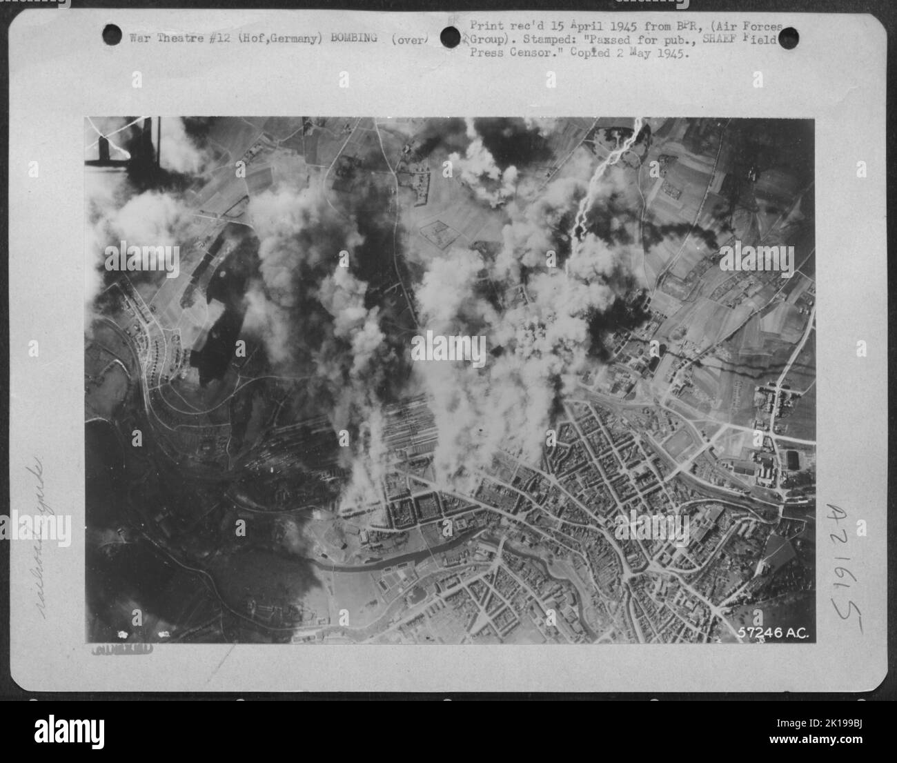 Railway Rhapsody As Performed By The 8Th Air force In Their April 8 ...