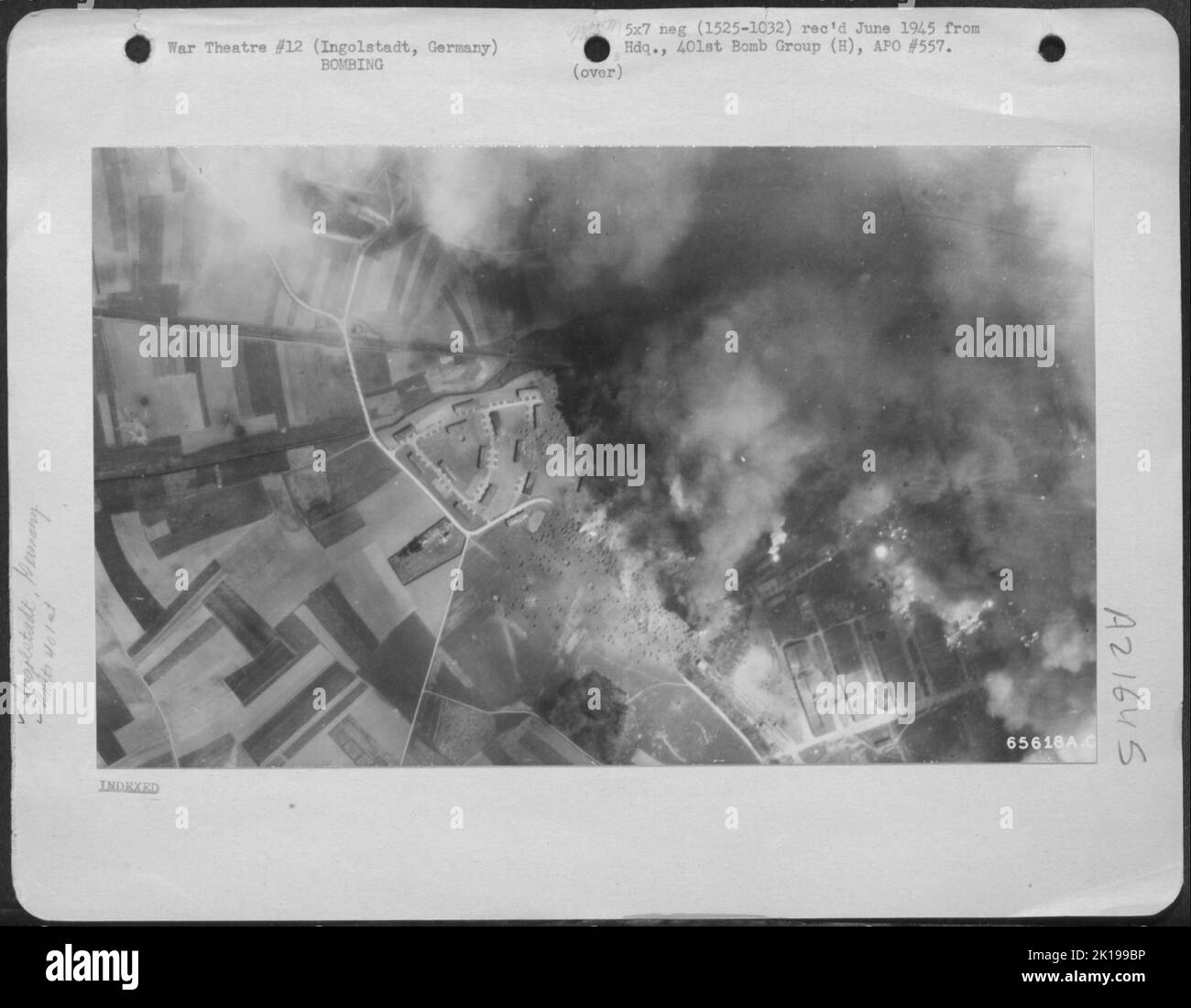 Bombs Dropped By Boeing B-17 Flying Fortresses Of The 401St Bomb Group ...