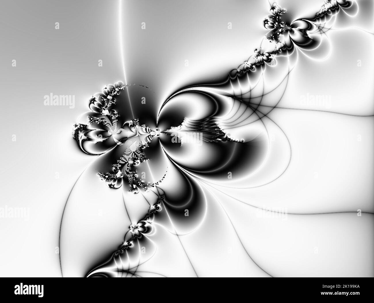 abstract black and white design of lines and colors, modern monochrome ...