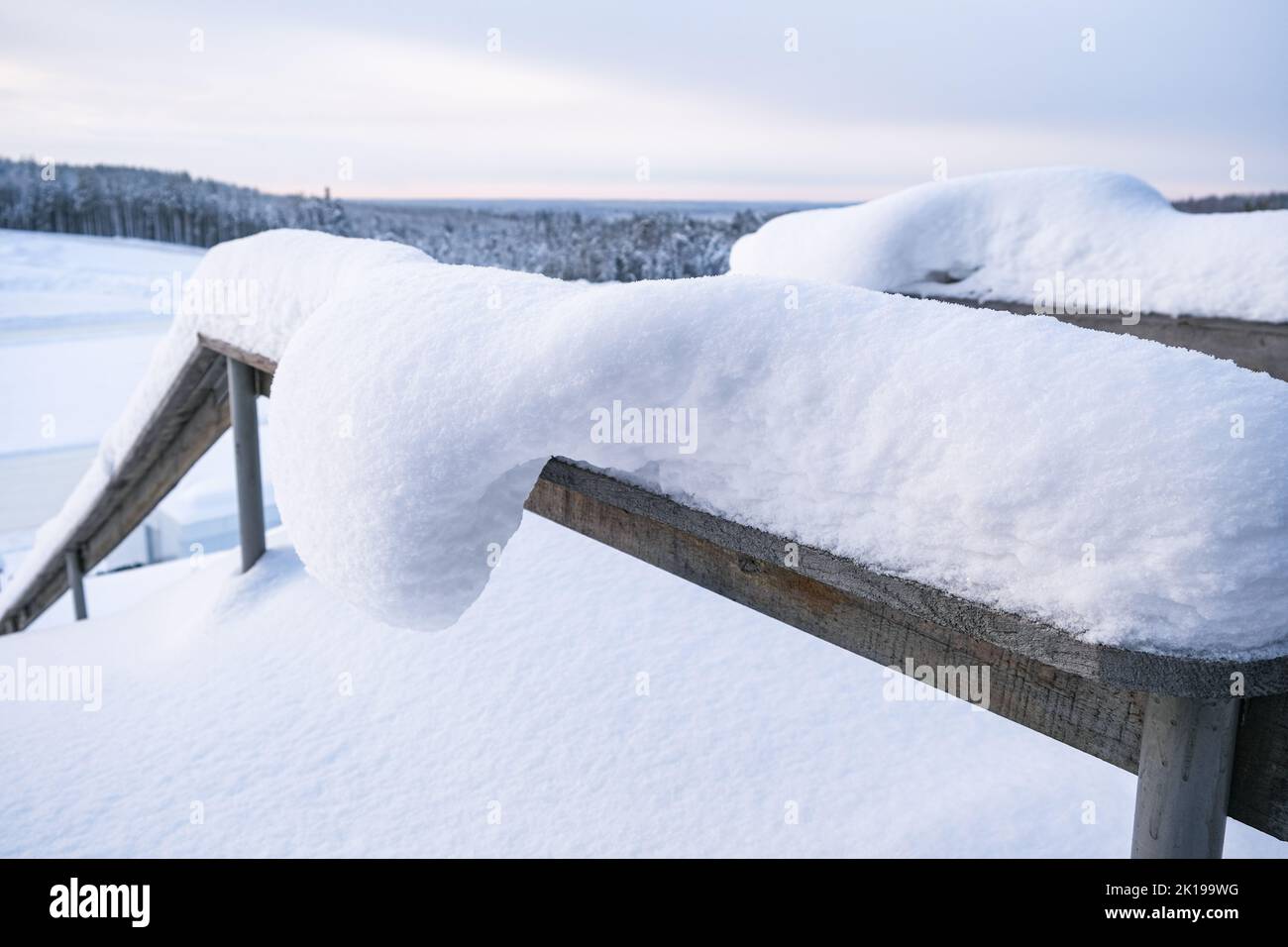 Thick ice layer heavy snow hi-res stock photography and images - Alamy