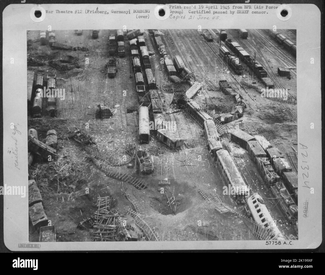 This Scene Of Desolation, Once The Thriving Railroad Yard At Friedberg ...