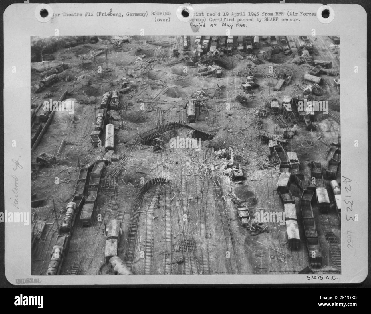 This Scene Of Desolation, Once The Thriving Railroad Yard At Friedberg ...