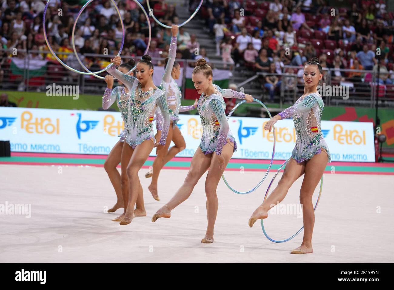 Sofia, Bulgaria. 16th Sep, 2022. ESP - Spain Team 5 Hoops during ...