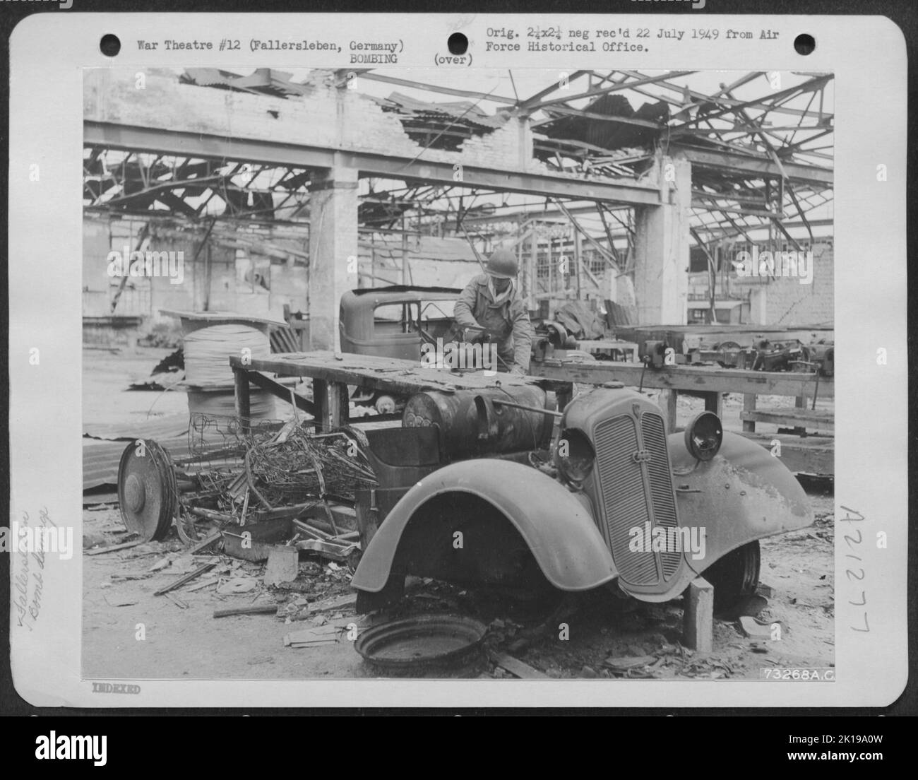 The Volkswagen Factory At Fallersleben, Germany, Producing The V-1 ...