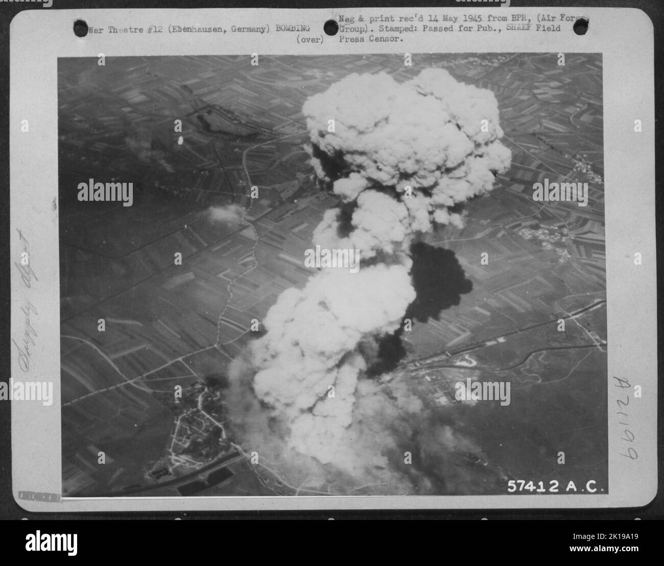 Nazi Ammo Stores Exploded By French Medium Bombers - A 5,000 Foot ...