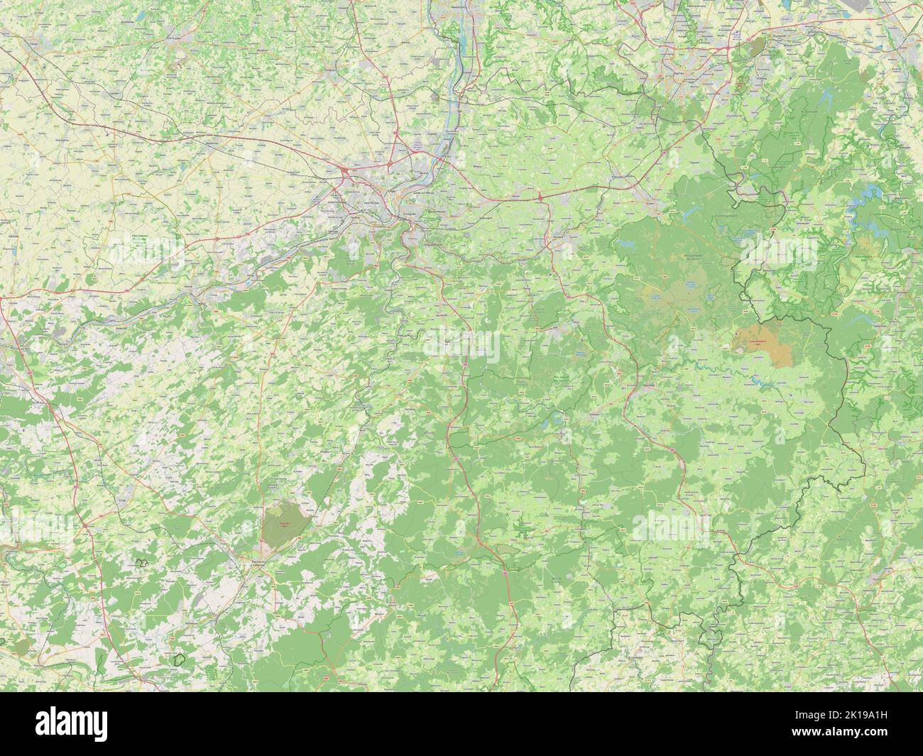 Ostend street map hi-res stock photography and images - Alamy