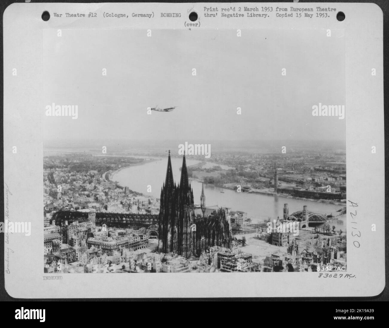 Bomb Damage, Cologne, Germany Stock Photo - Alamy