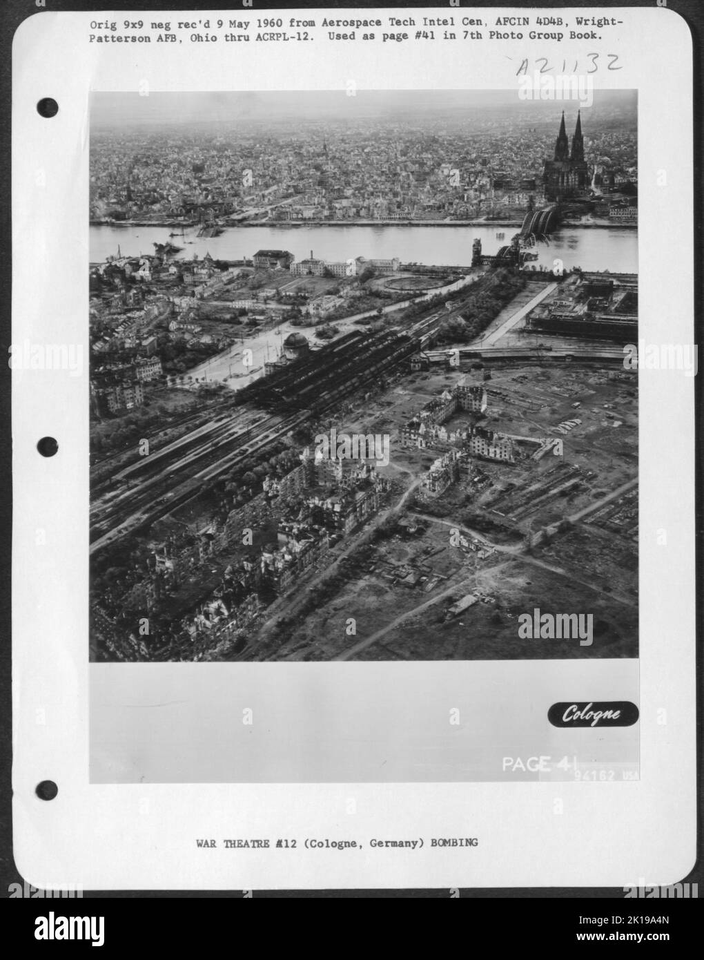 Bomb Damage At Cologne Stock Photo - Alamy