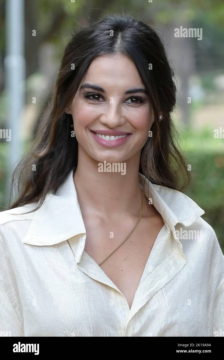 Francesca Chillemi attends the photocall of Mediaset fiction Viola come ...