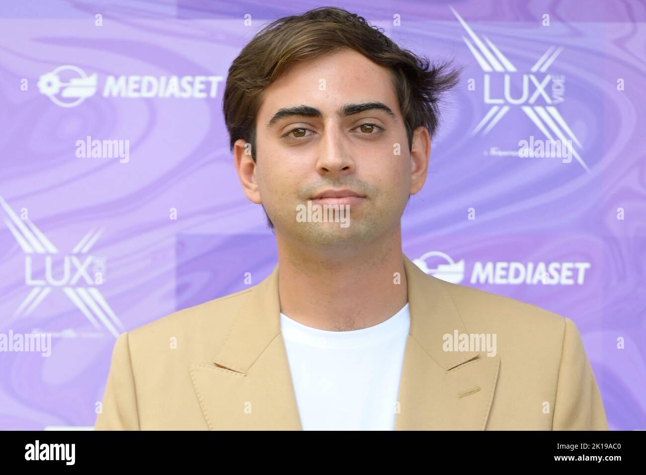 Giovanni Nasta attends the photocall of Mediaset fiction Viola come il ...