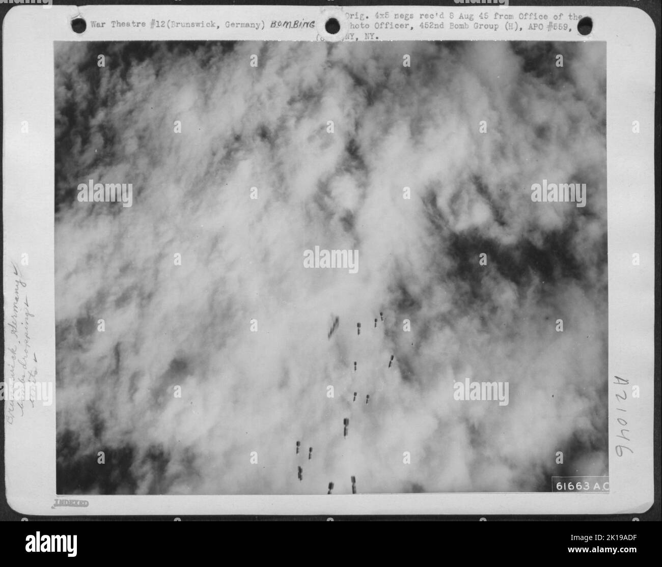 High Explosives Dropped By Boeing B-17 Flying Fortresses Of The 452Nd ...
