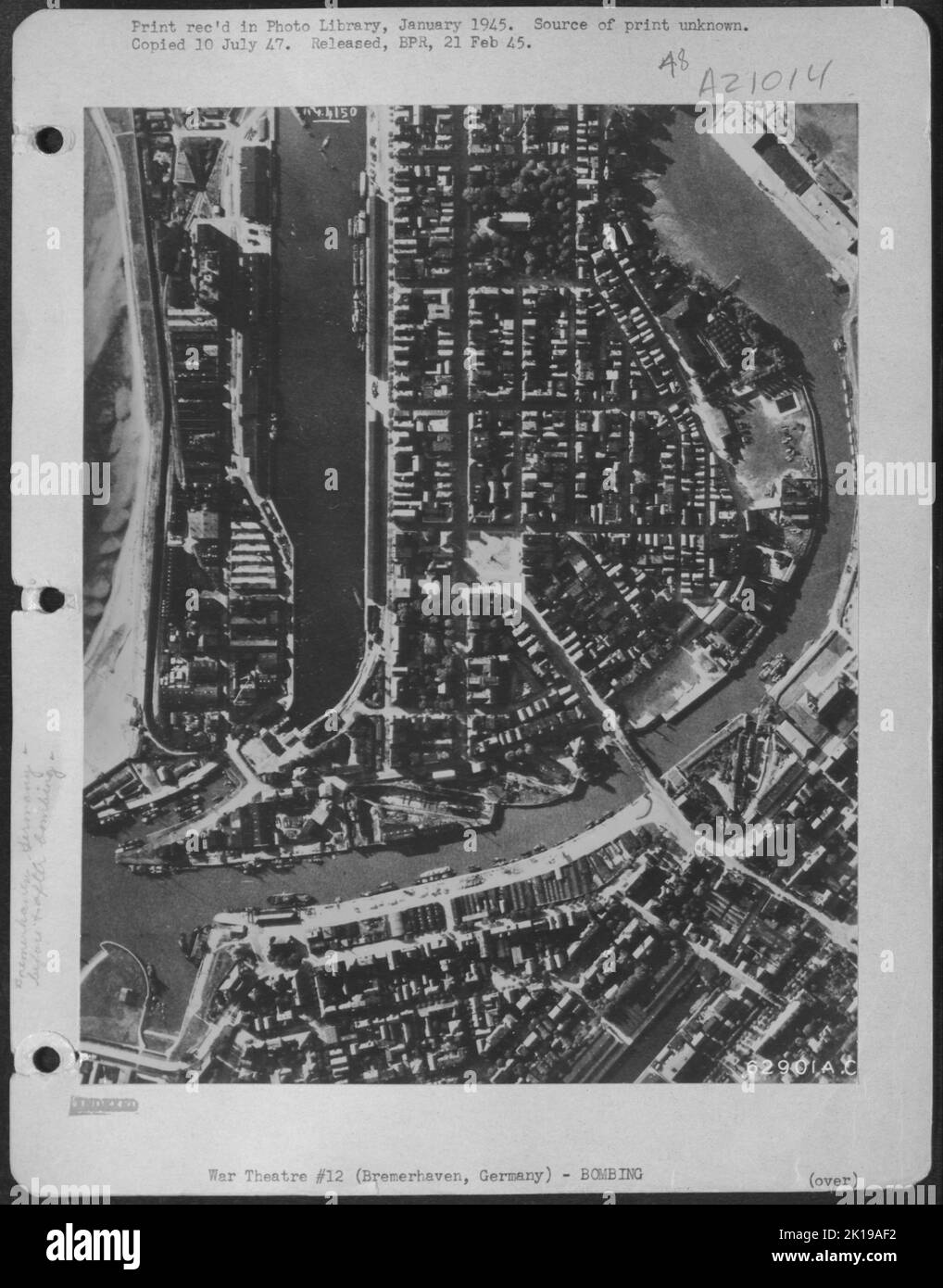 Bremerhaven 1944 Black and White Stock Photos & Images - Alamy