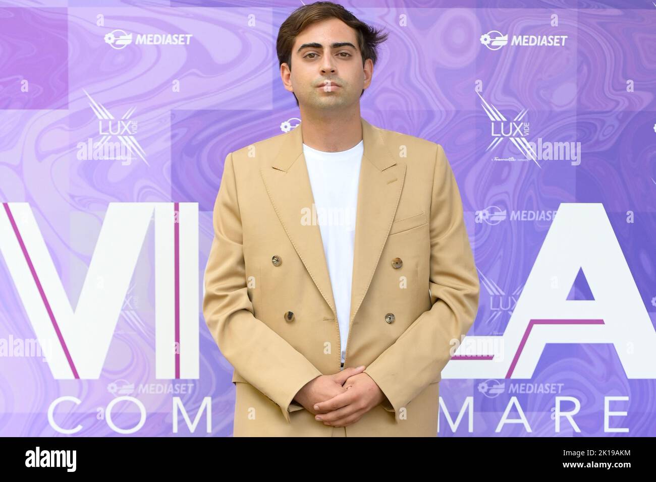 Giovanni Nasta attends the photocall of Mediaset fiction Viola come il ...