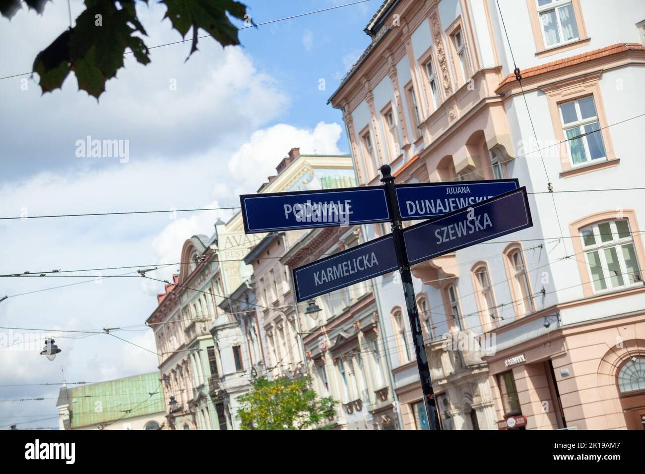 Polish street signs hi-res stock photography and images - Alamy