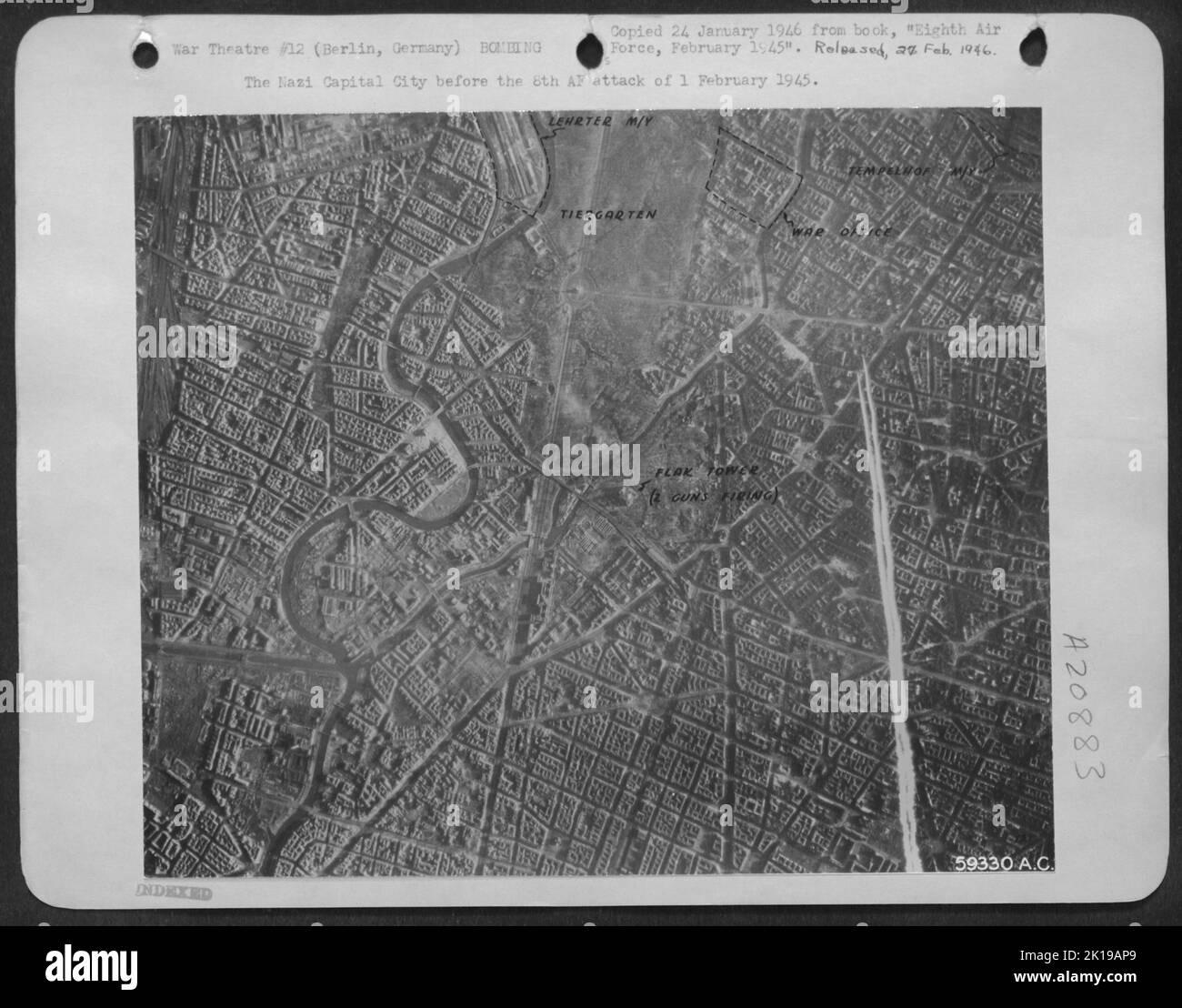 The Nazi Capital City Before The 8Th Air force Attack Of 1 Feb 1945 ...
