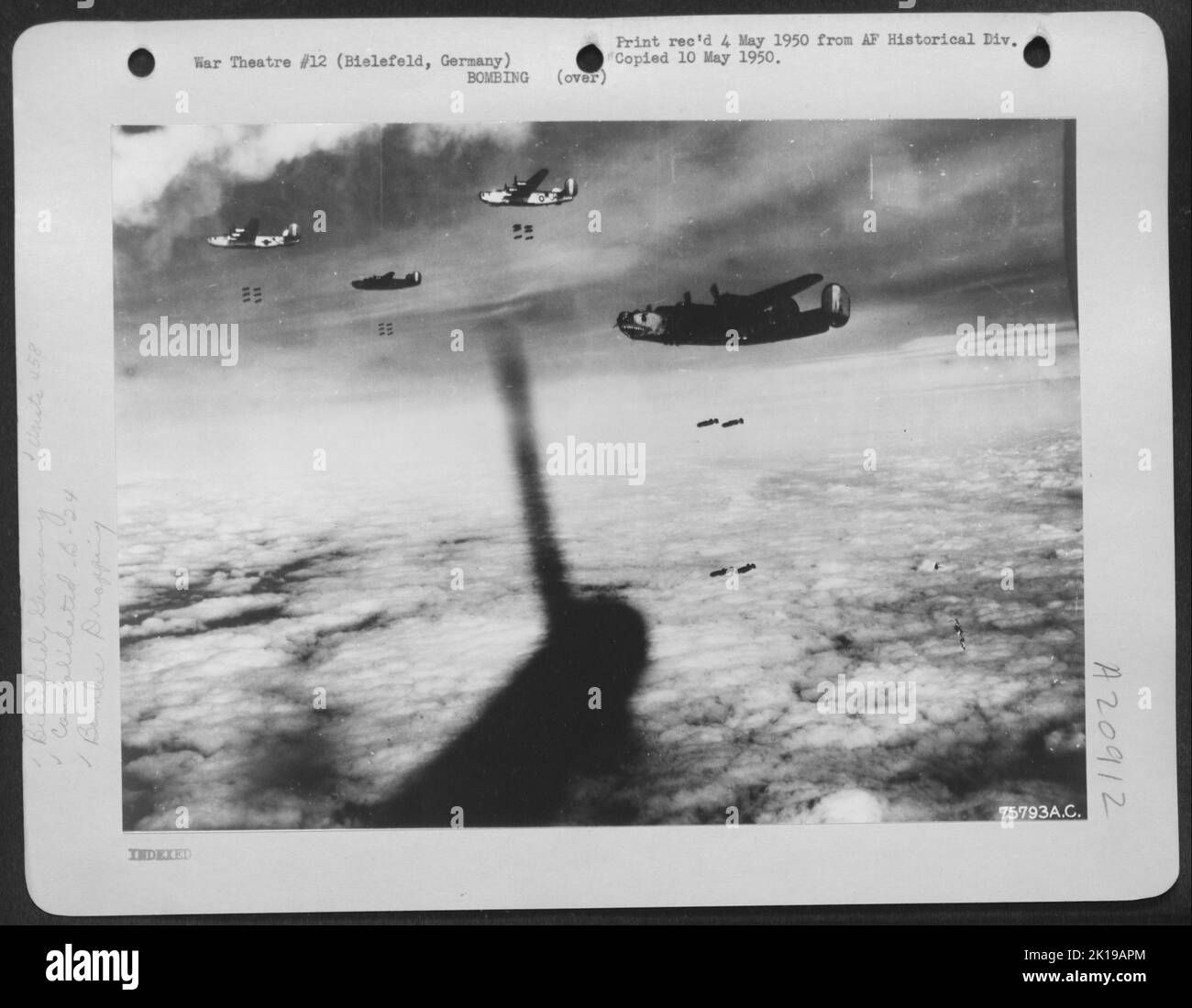 Consolidated B-24 Liberators Of The 458Th Bomb Group Release Their ...