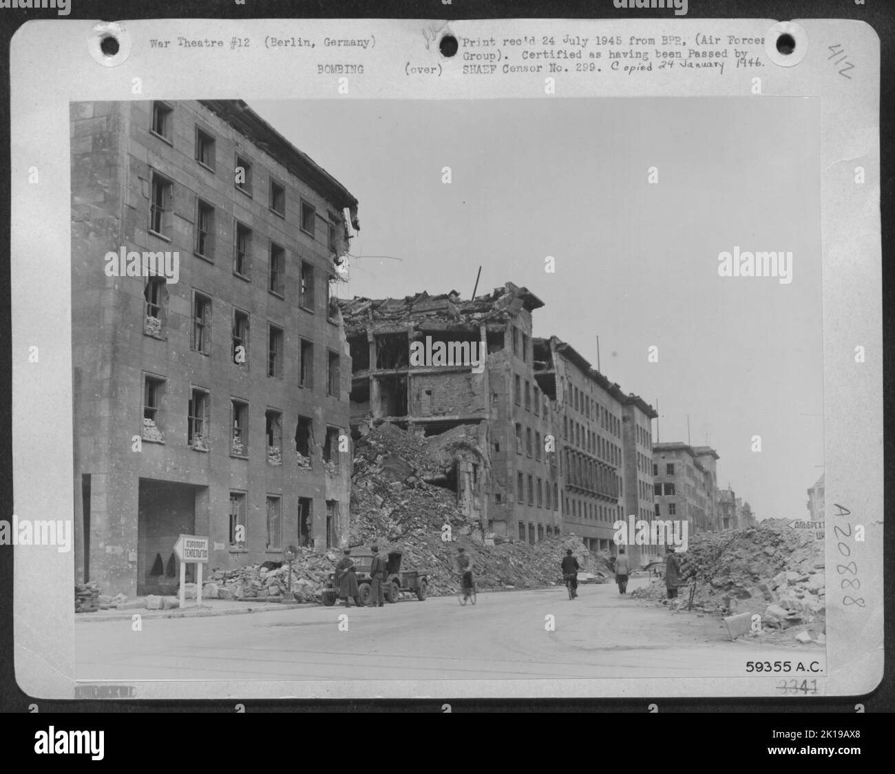 The Nazi Air Ministry From Which Goering Controlled The Luftwaffe, Is ...