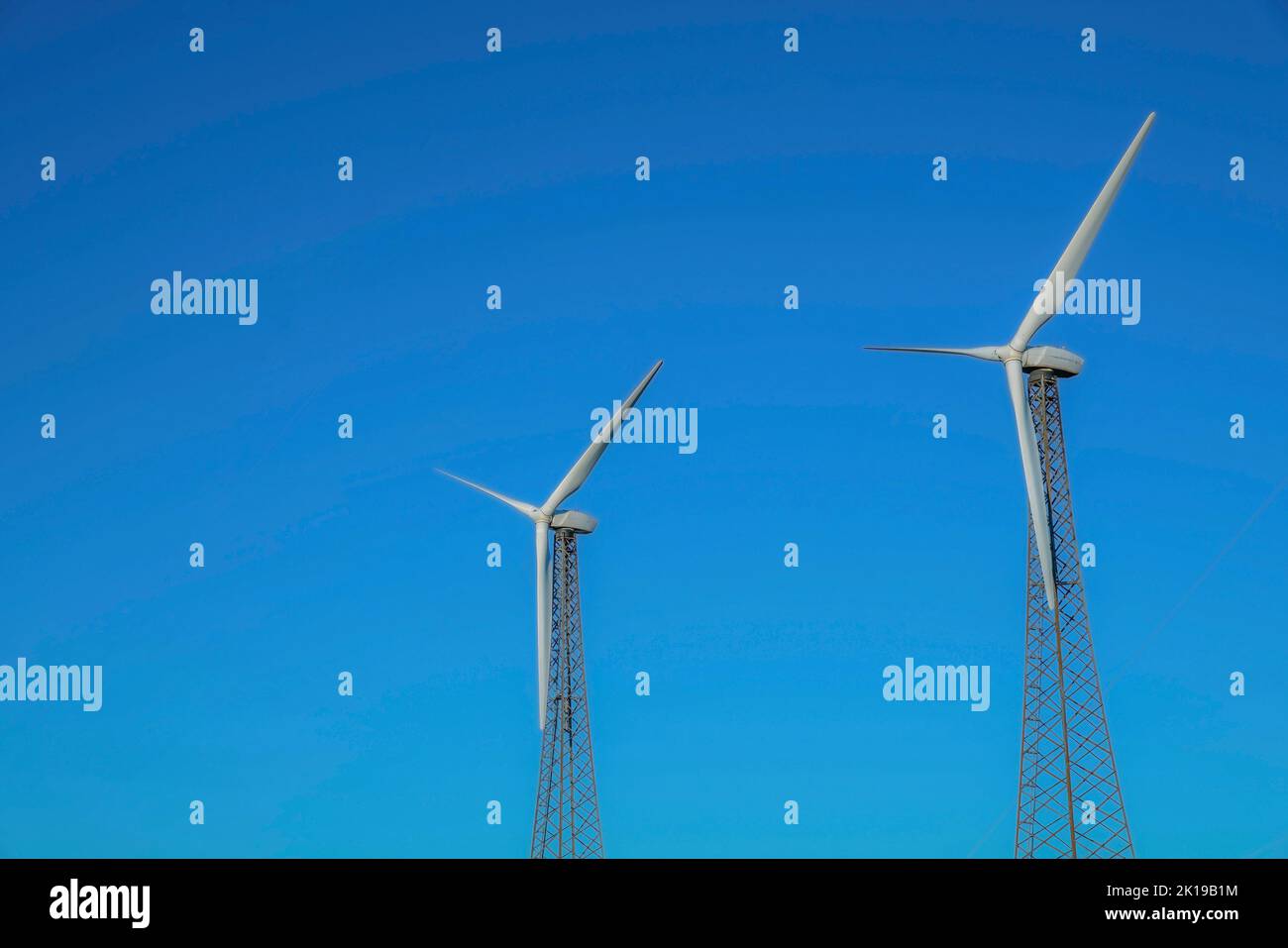 Lattice wind turbine towers hi-res stock photography and images - Alamy