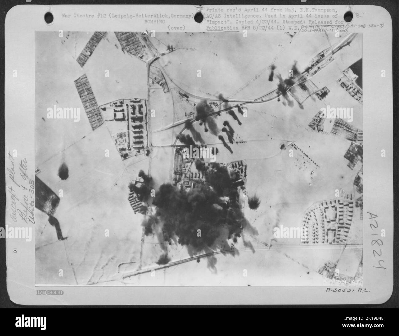 Leipzig-Heiterblick, Germany-During bombing, get its share of bombs ...