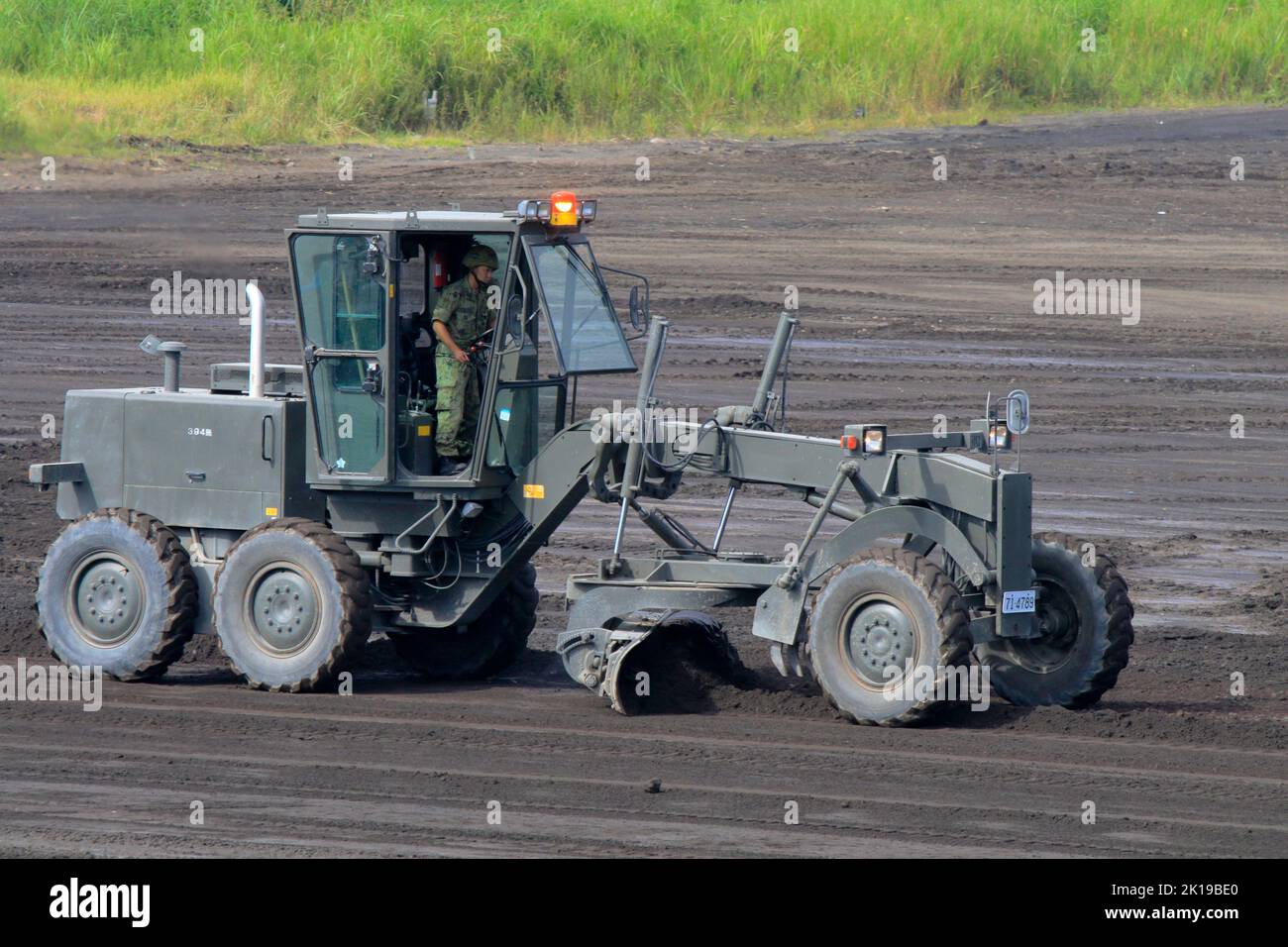 Engineering unit of JGSDF at Higashi-Fuji Maneuver Area Shizuoka Japan ...
