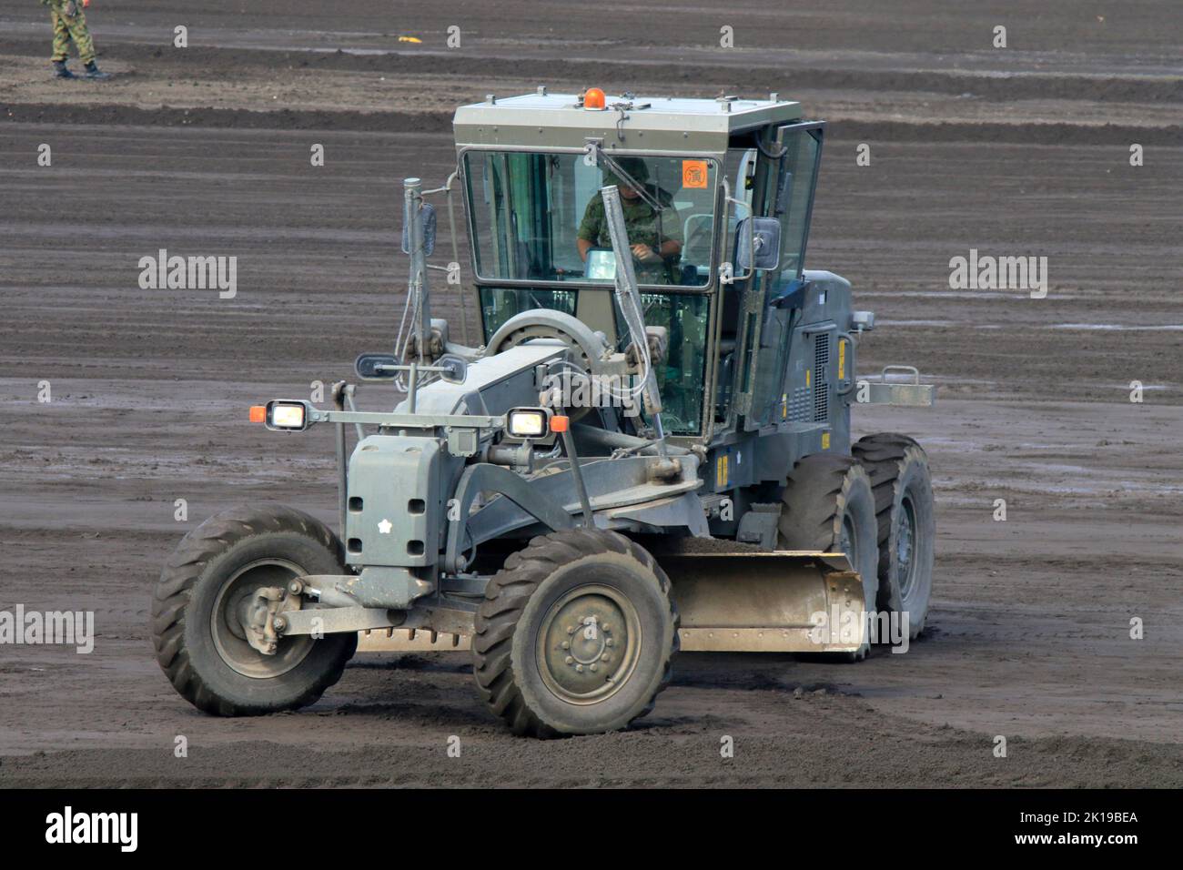 Engineering unit of JGSDF at Higashi-Fuji Maneuver Area Shizuoka Japan ...