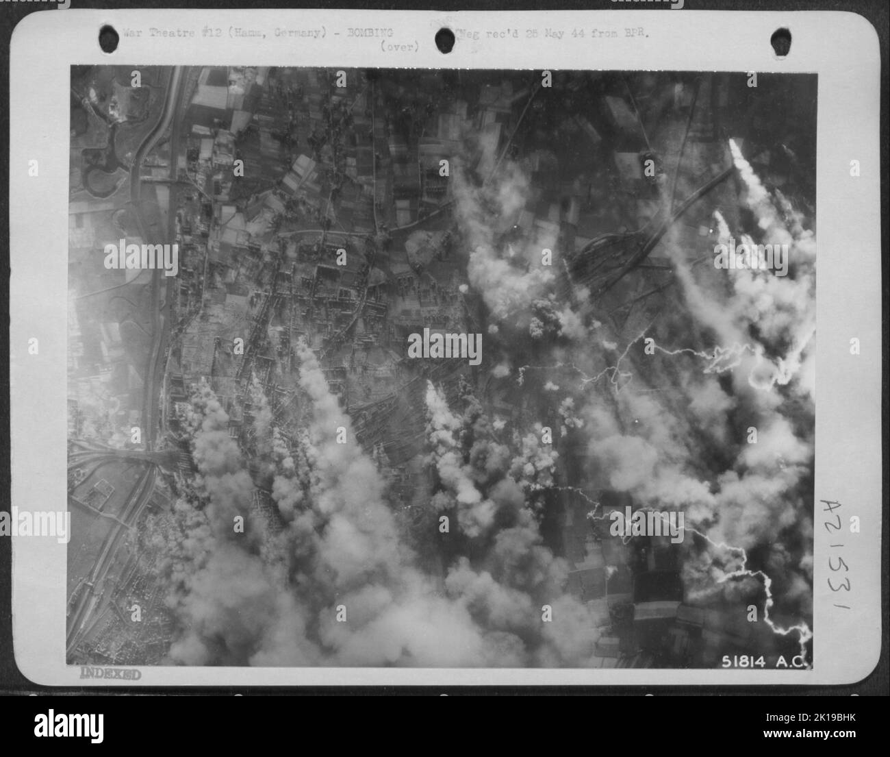 Raf bombing raids germany Black and White Stock Photos & Images - Alamy