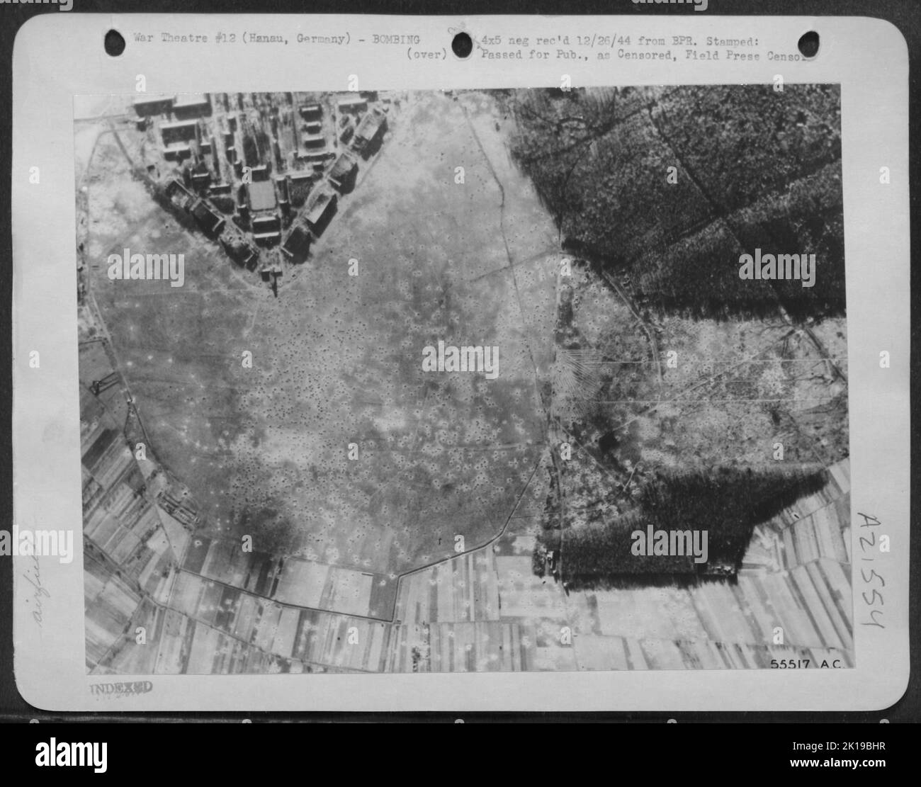 En route to bomb vital rail marshalling yards at Hanau, Germany 12/26 ...