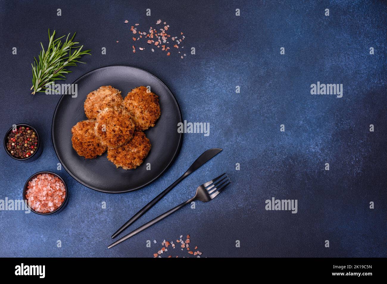 Delicious fresh ground beef patties with onions in breadcrumbs. Meat ...