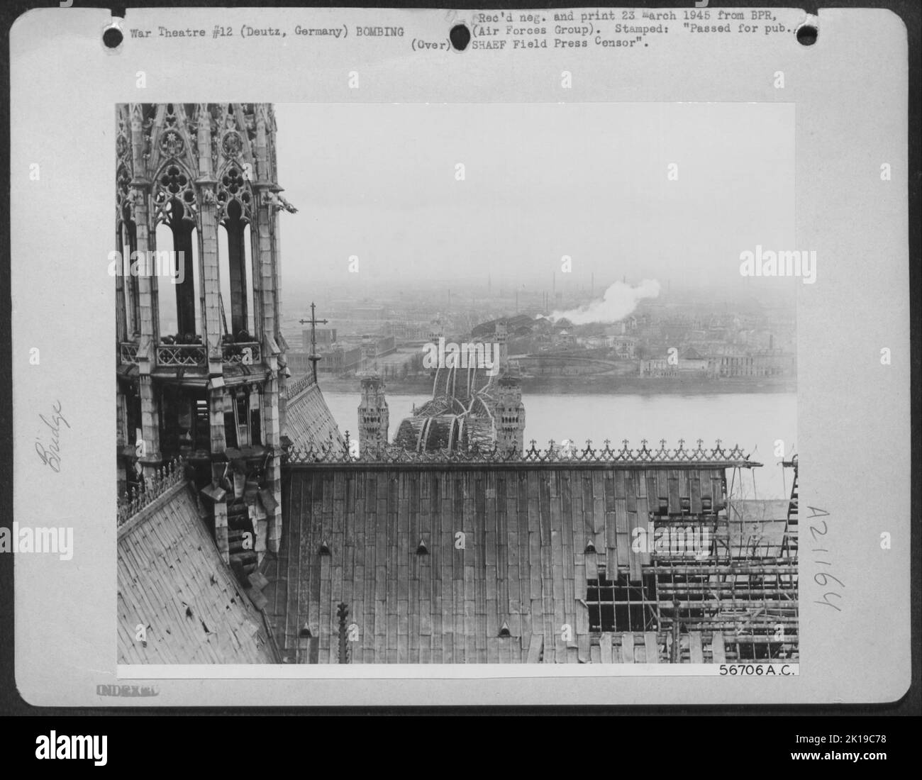Cologne cathedral ww2 hi-res stock photography and images - Alamy