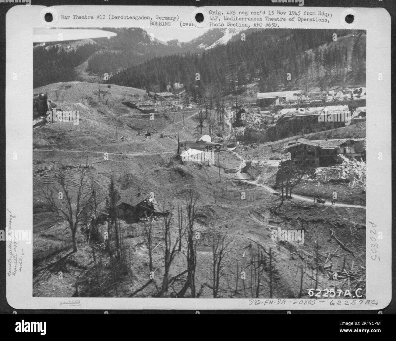 Hitler'S Home In Ruins -- Republic P-47 Thunderbolt Of The 57Th Fighter ...
