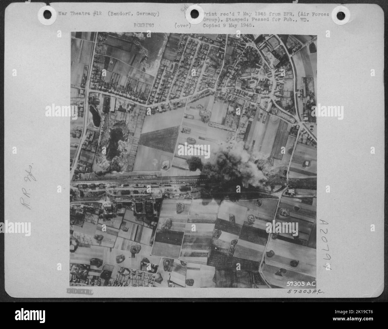 Bendorf Rail Yards, Target For 9Th Af Martin B-26 Marauder Bombers On ...