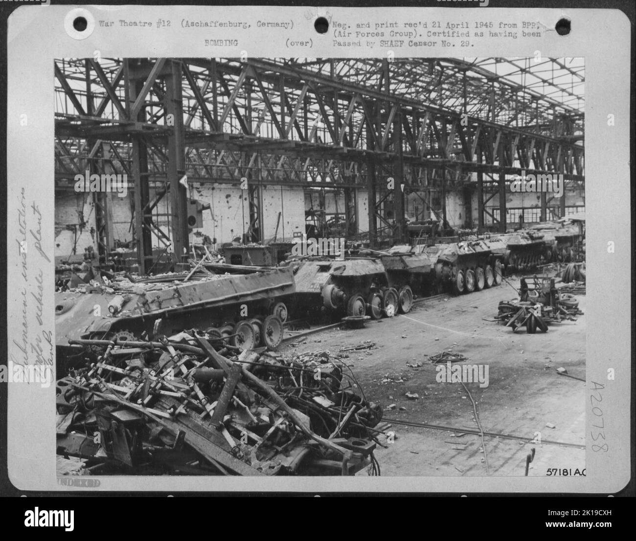 Before Debris From Allied Air Attacks Could Be Cleared Away From This ...