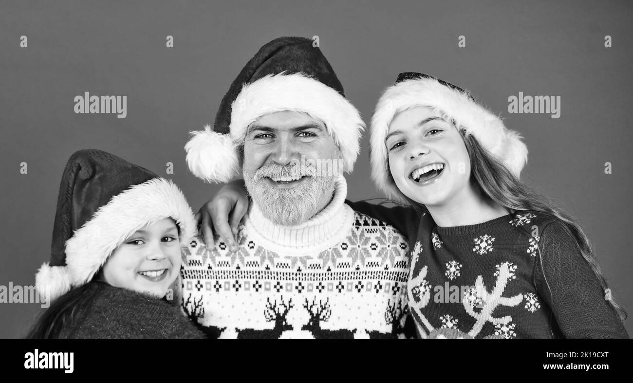 Christmas becomes special with children. Christmas eve concept. Winter ...