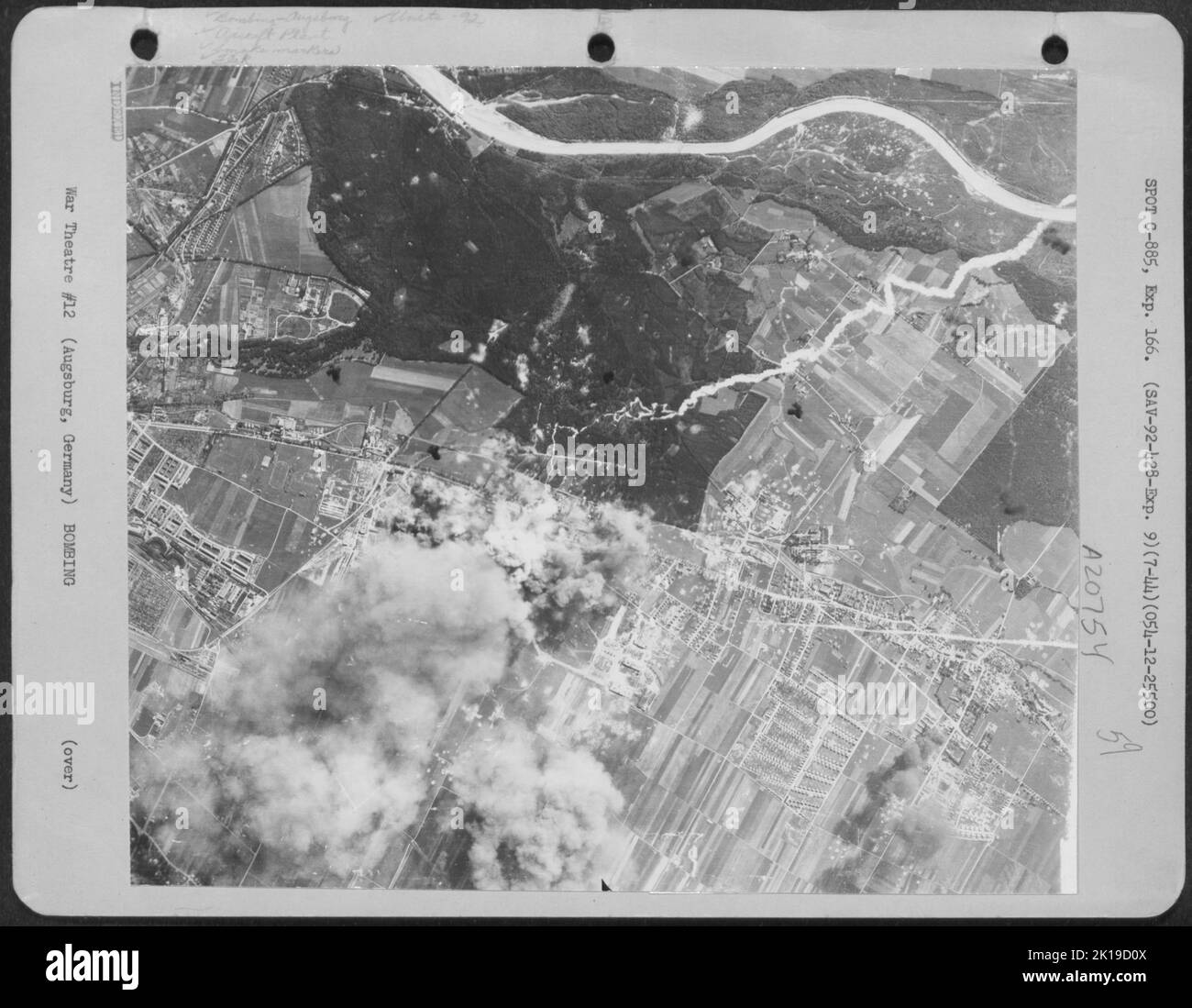 Lethal Flak Bursts And A Smoke Marker Linger In The Air Over The ...