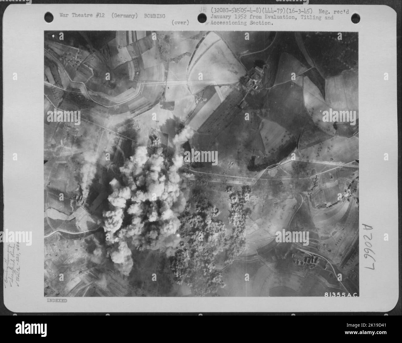 On March 16 1945 Bombs Dropped By Planes Of 320 Bombardment Group ...