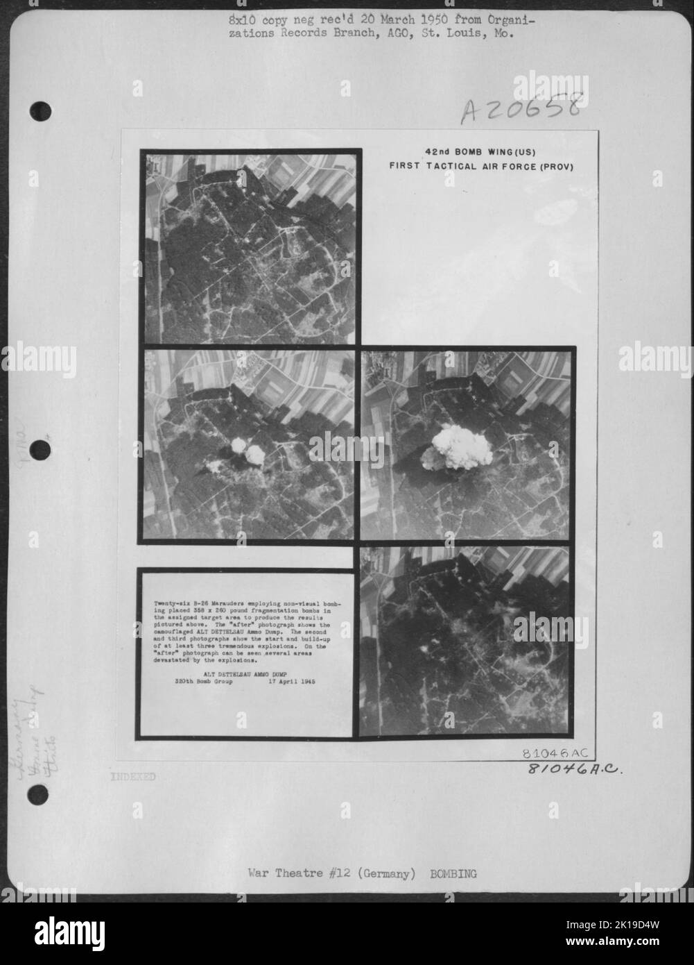 26 Martin B-26 Marauders Employing Non-Visual Bombing Placed 358X260 ...
