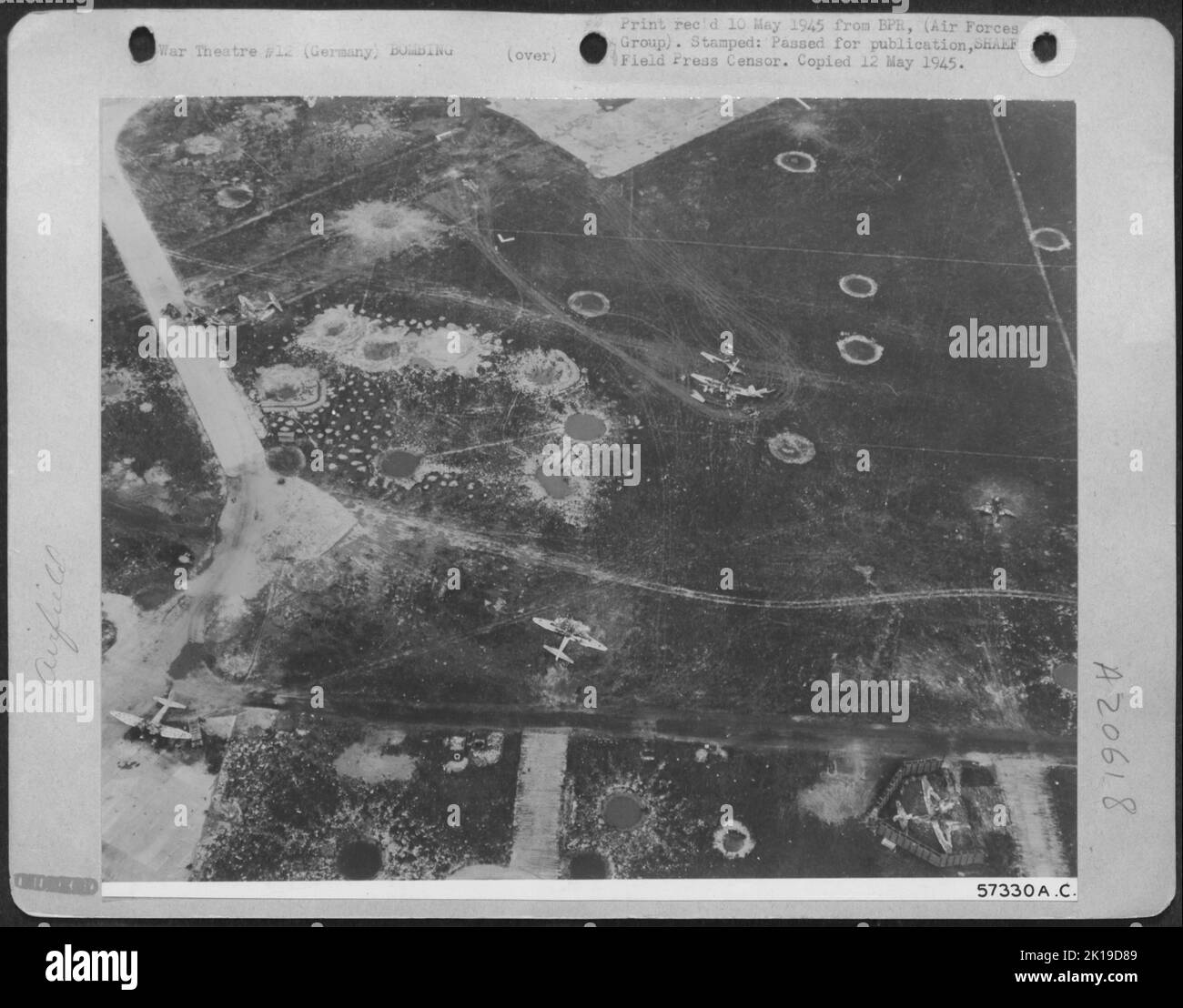 Wrecked Planes, Bomb Craters And A Blasted Runway Testify To The Havoc ...