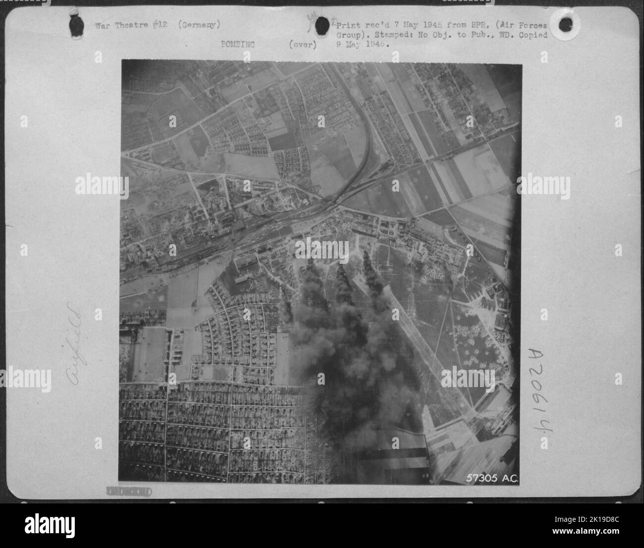 Taken April 11, 1945 By 1St Lt. Arnett Fraser Tait, 505 N. Division St ...