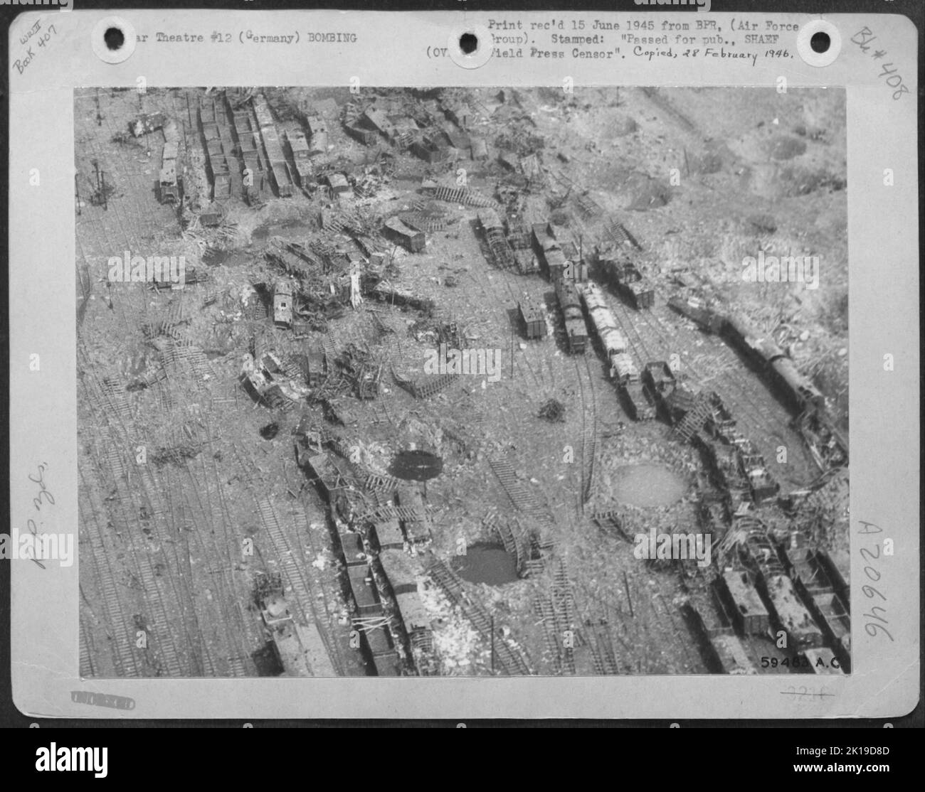 Gouged And Pocked By Bombs From Medium And Light Bombers Of Major ...