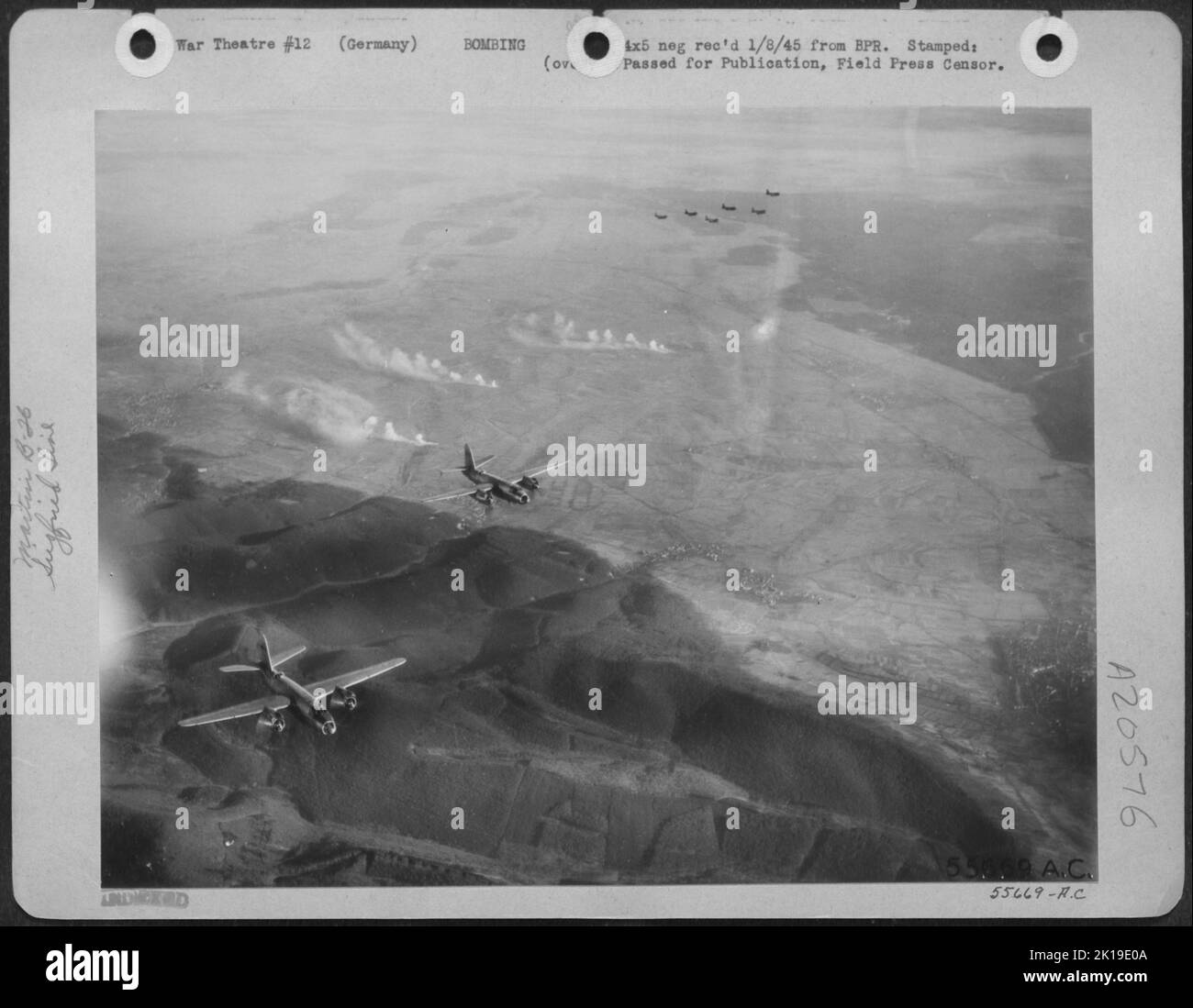 First Tactical Air Force Martin B-26 Marauders of the oldest medium ...