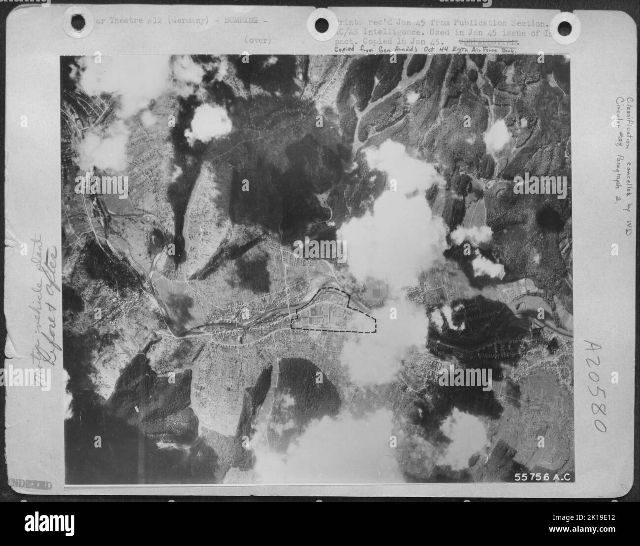 The Gaggenau Daimler Benz plant before attack was a large one located ...