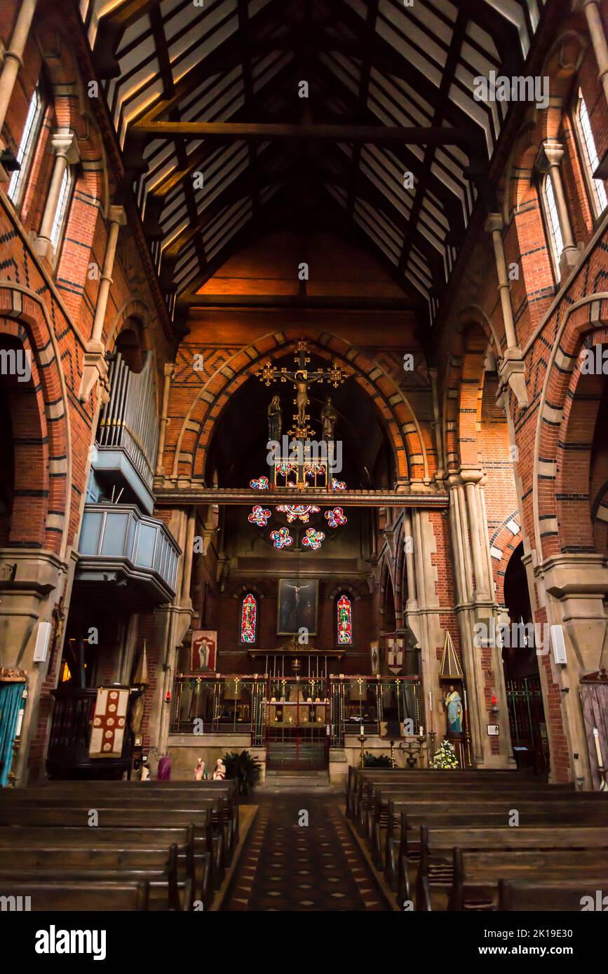 St Peter's, London Docks, a Grade I listed Anglican church in Wapping ...