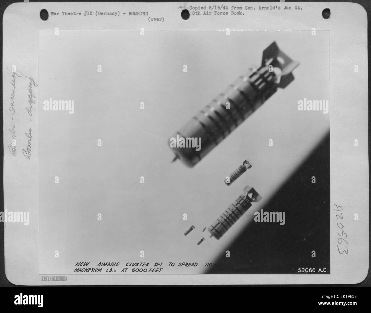 Ww2 incendiary bombs Black and White Stock Photos & Images - Alamy