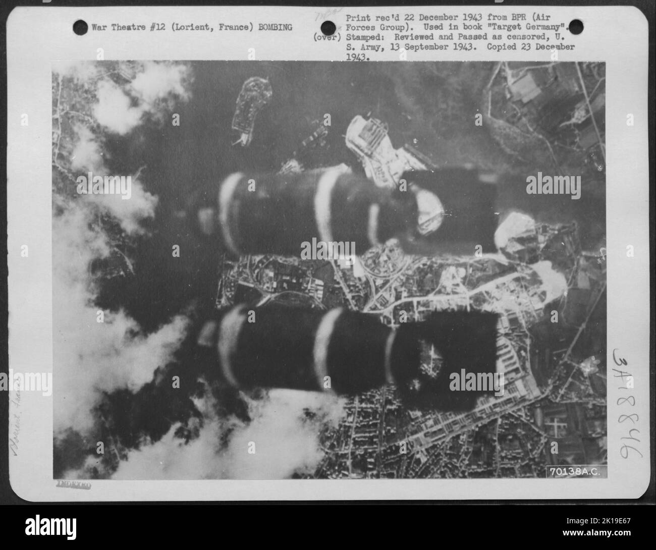 The War Comes To Lorient! Two Bombs Dropped By 8Th Air force Heavy ...