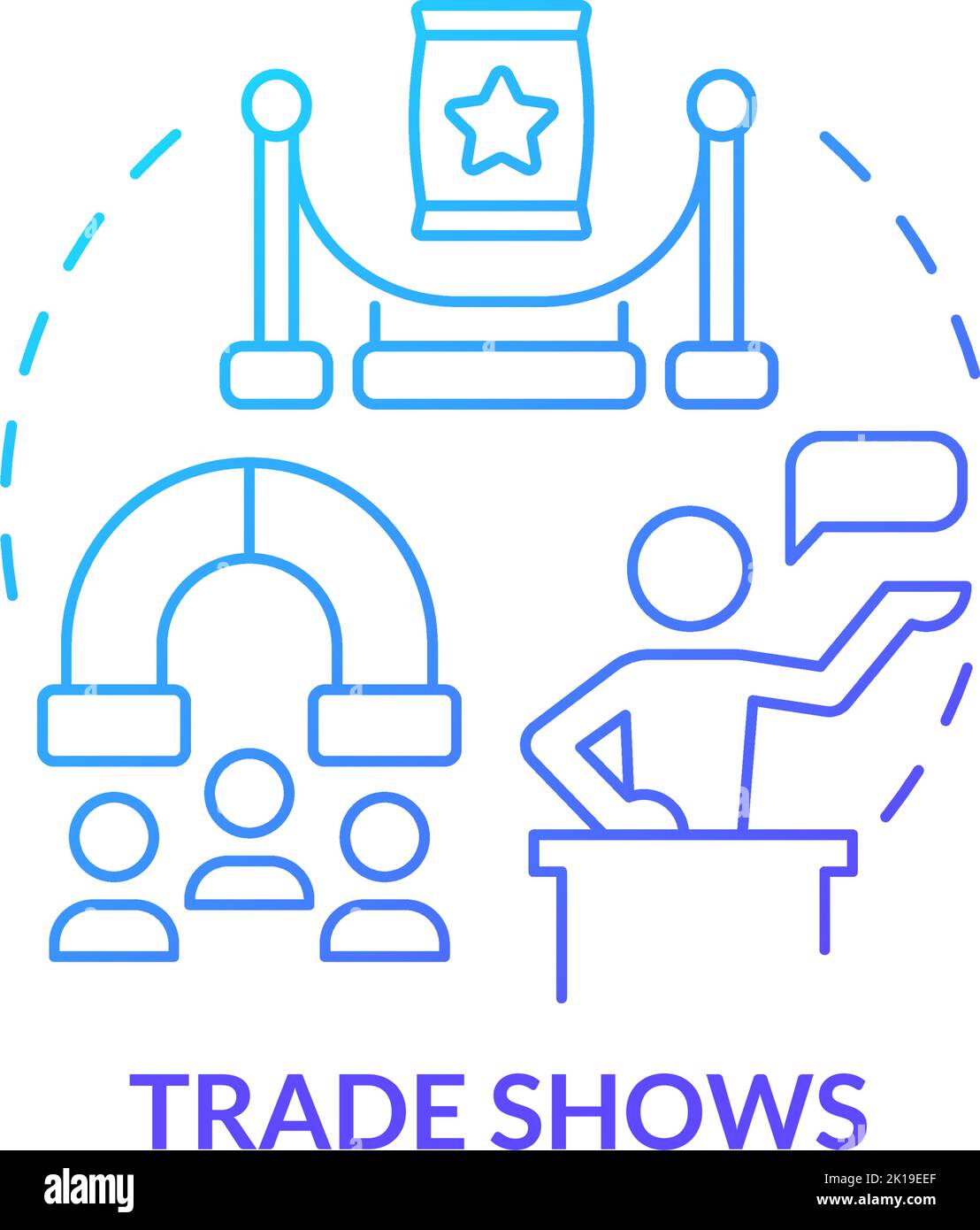 Trade fair audience Stock Vector Images - Alamy