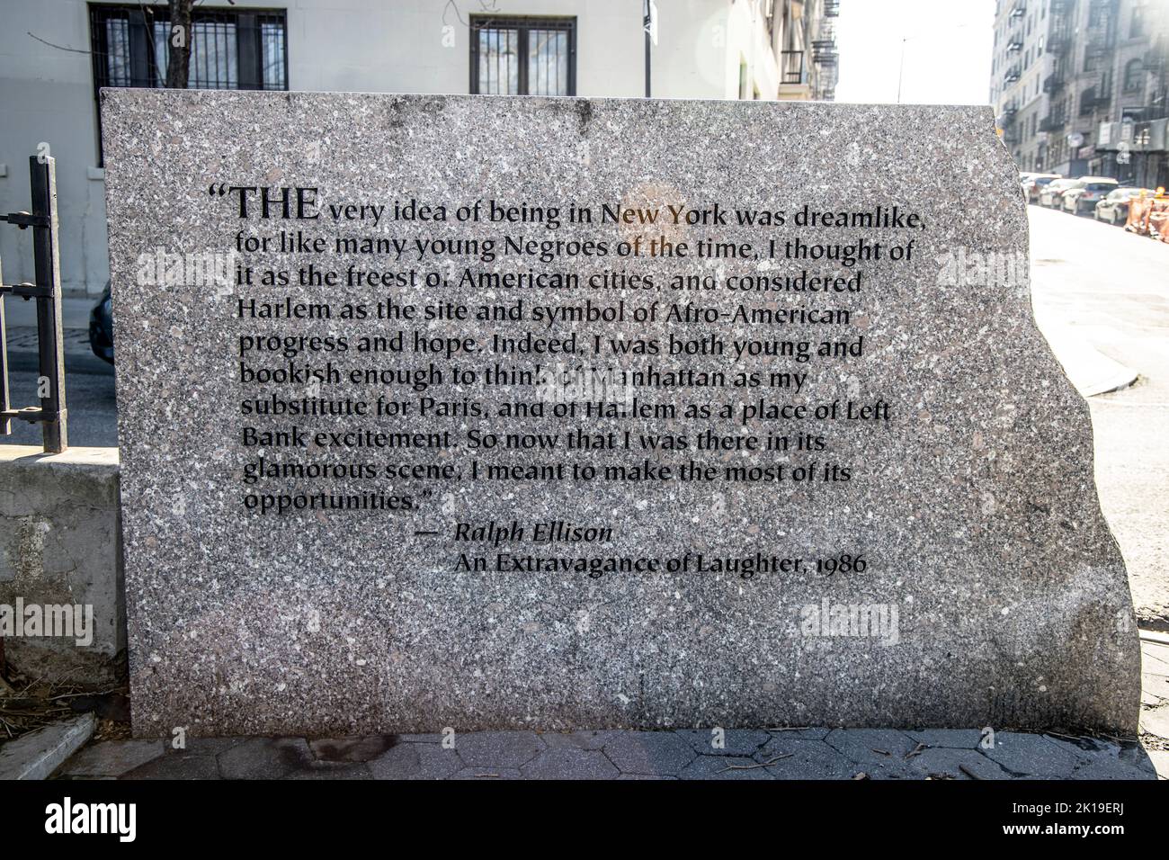 Ralph ellison monument hi-res stock photography and images - Alamy