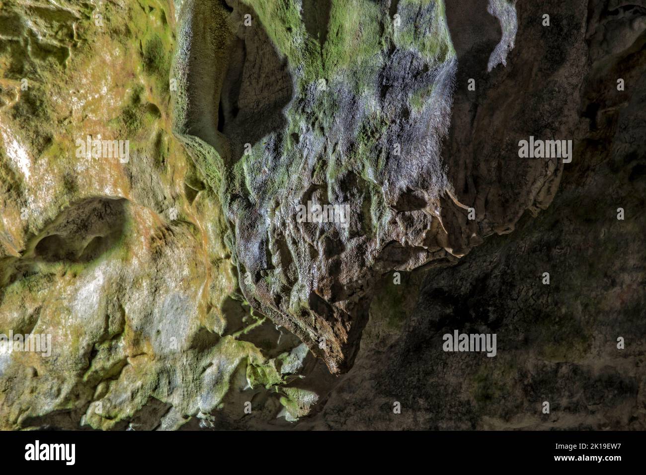 Interior of Polovragi cave, Romania. The Polovragi Cave is the largest ...
