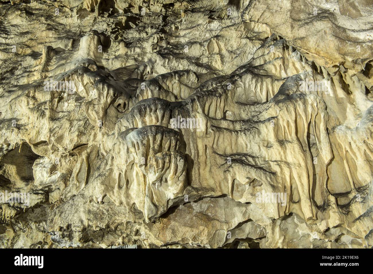 Interior of Polovragi cave, Romania. The Polovragi Cave is the largest ...