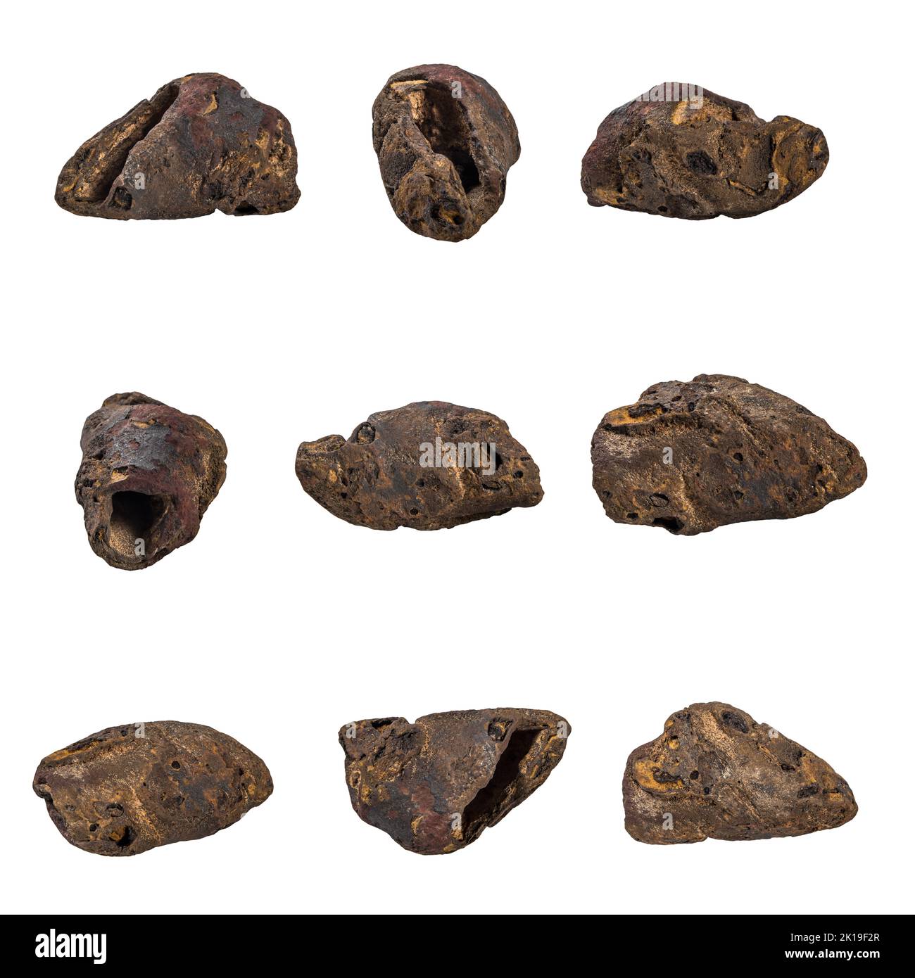Macro - Collection Rocks isolated on white background, (high resolution ...