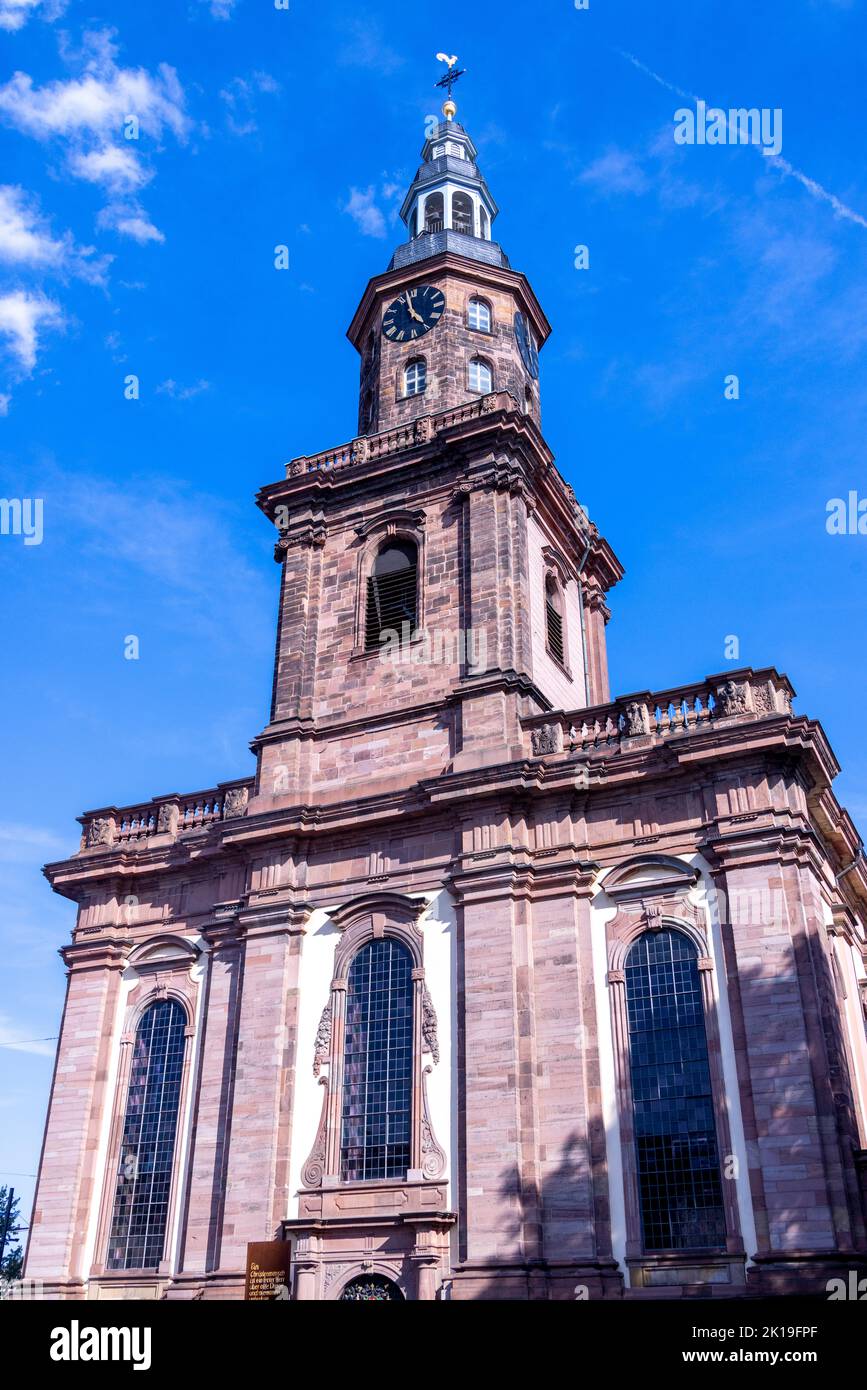 facade of the Protestant Holy Trinity Church (German ...